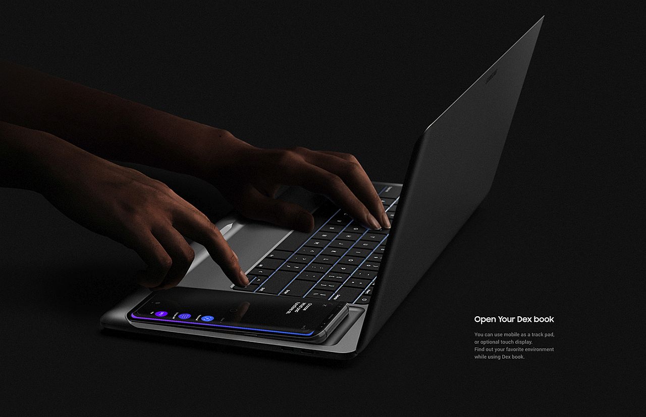 Samsung Dex Book este un concept interesant de laptop, cu rol de dock ...