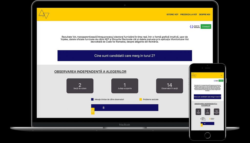 Poţi afla rezultatele la alegeri în timp real prin noua platforma ...